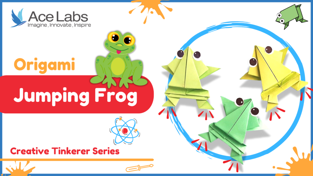 Origami Jumping Frog – DIYSTEMKIDS